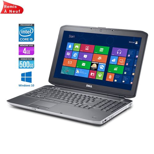DELL LATITUDE E5530 - CORE I5-3210M (2.5GHz) 15.6“ HD - 4Go , 500Go ...