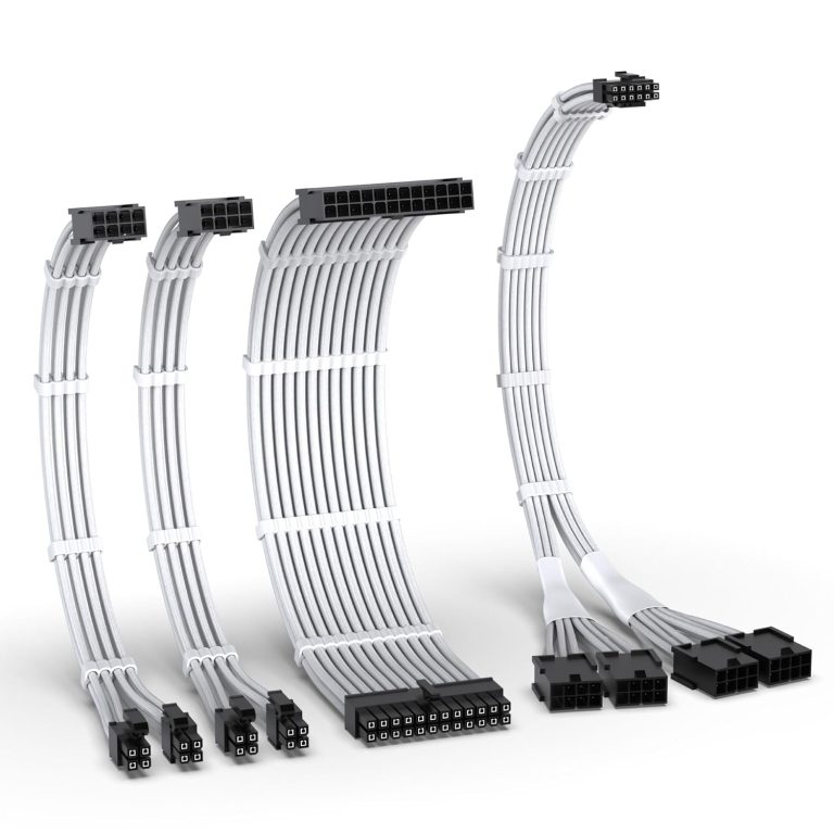 EZDIY-FAB PCIE 5.0 Sheathed Cable Kit 12VHPWR,16AWG Power Cable ...