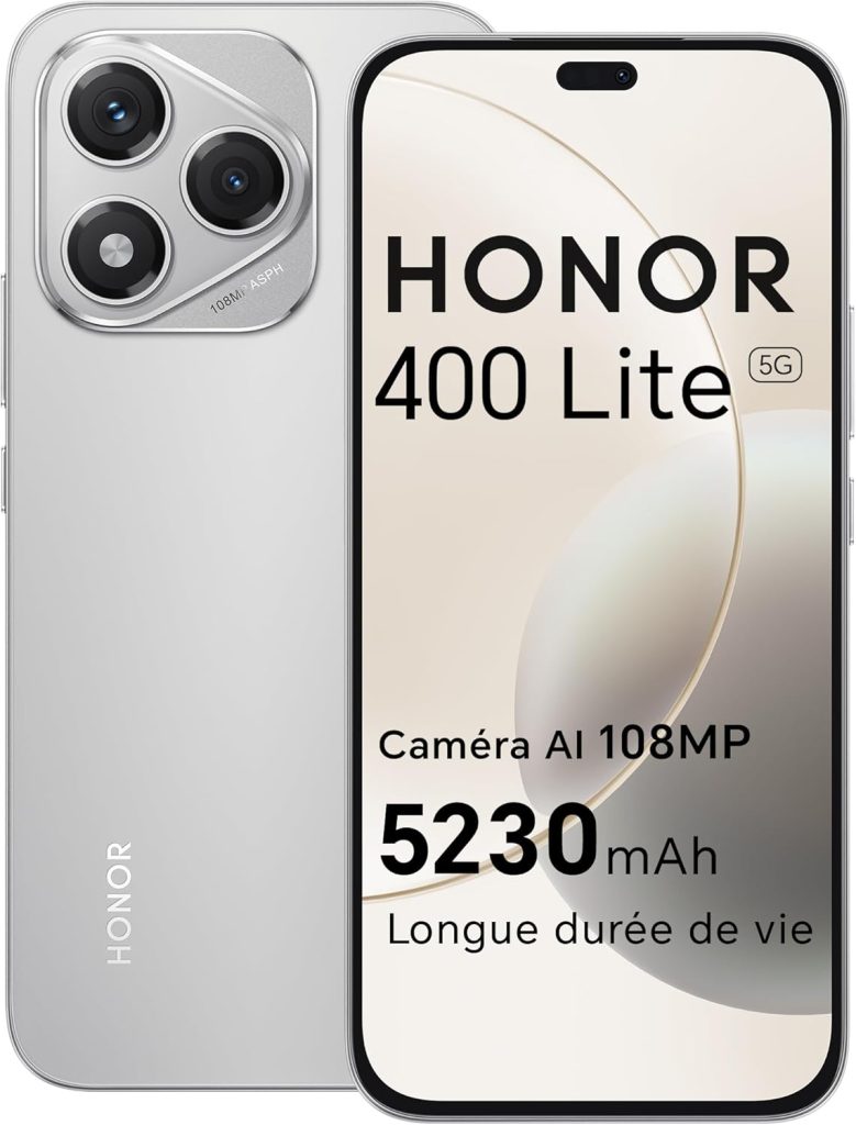 HONOR 400 Lite 5G Smartphone, 8GB RAM 256GB Memoria Dual SIM NFC, 5230 ...